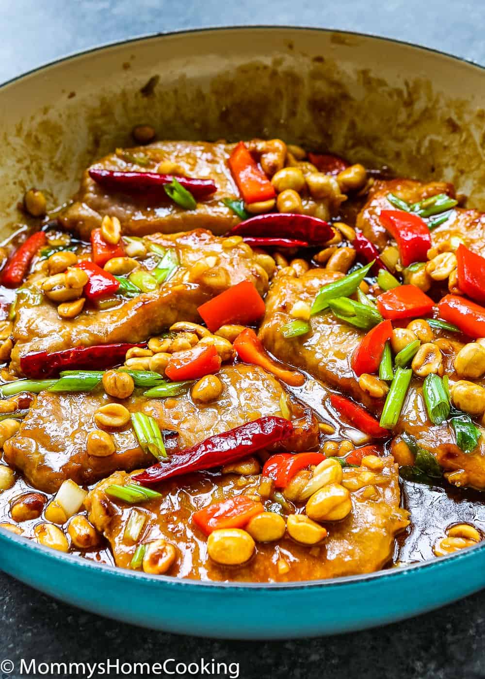 Easy Kung Pao Pork Chops - Mommy's Home Cooking