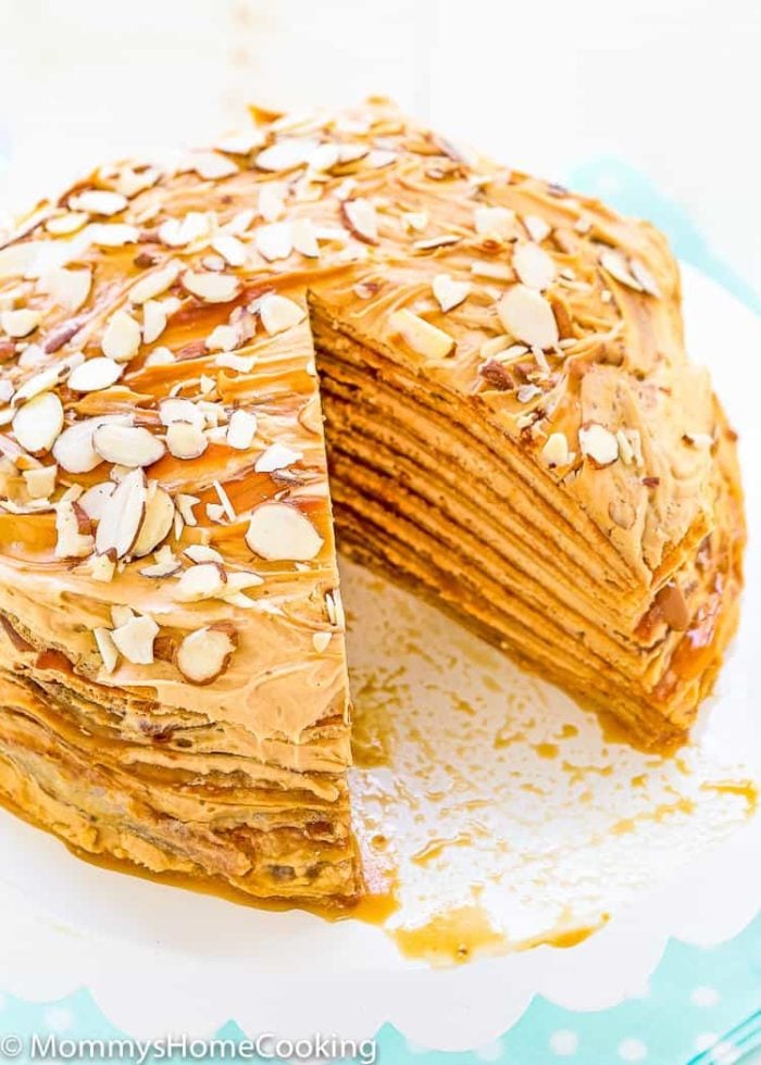 Eggless Dulce de Leche Crepe Cake - Mommy's Home Cooking
