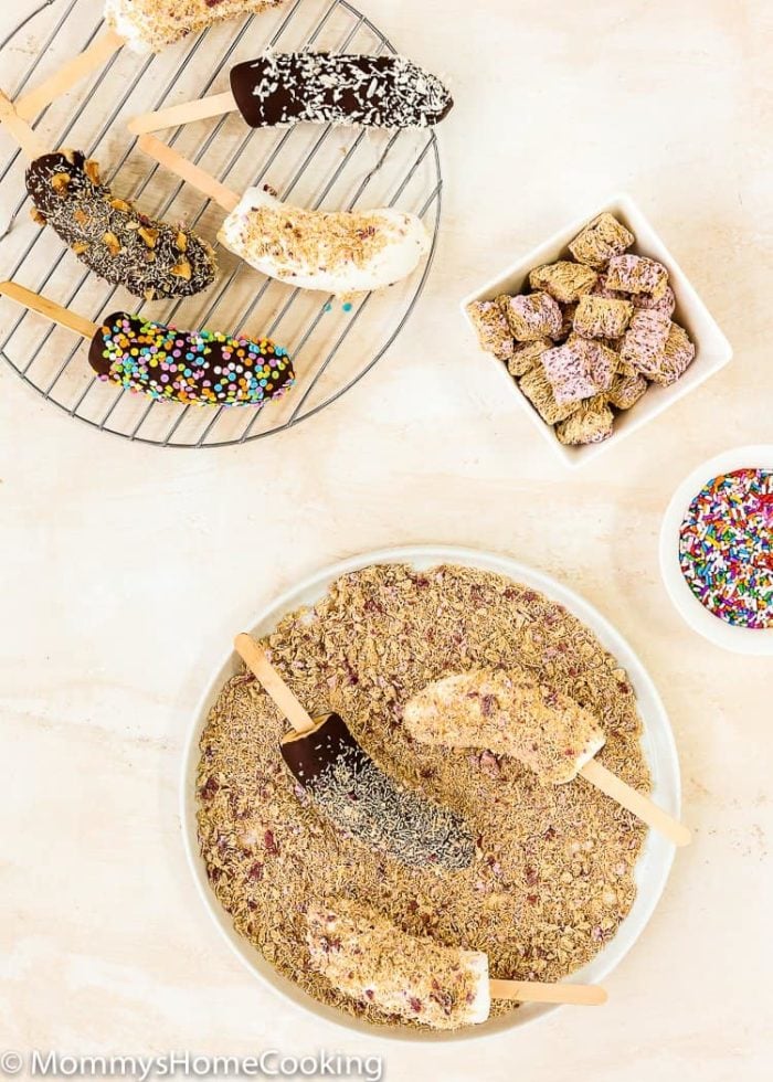 Easy Frozen Banana Pops - Mommy's Home Cooking