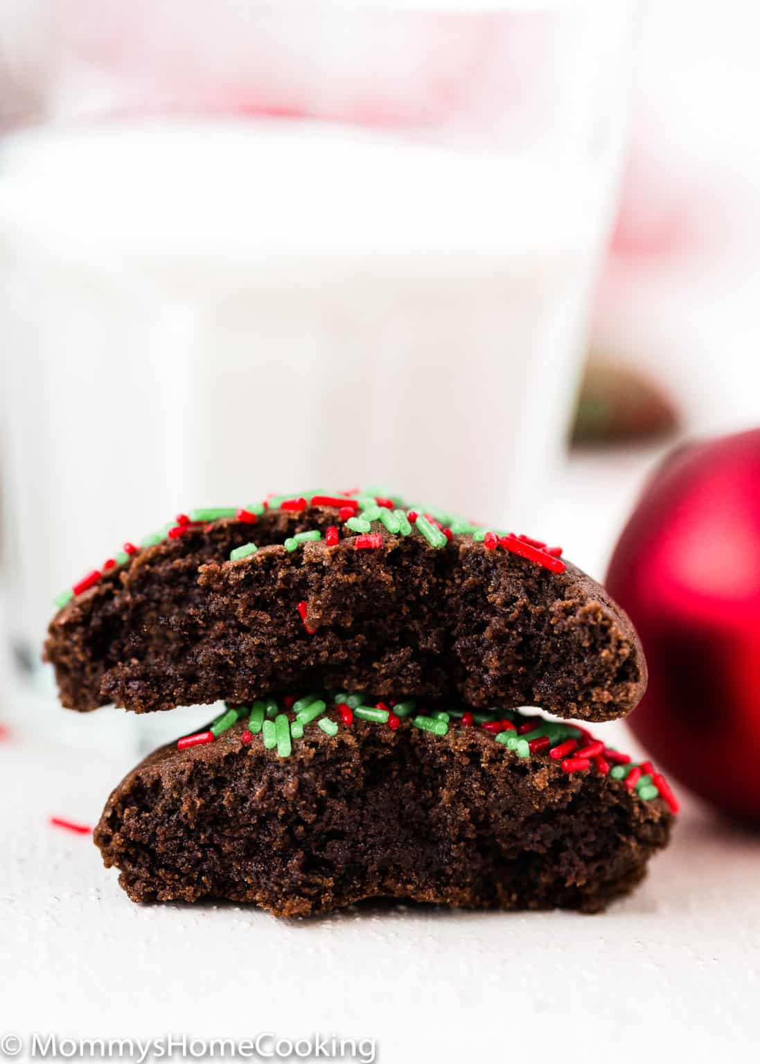 Easy Eggless Cake Mix Christmas Cookies - Mommy's Home Cooking