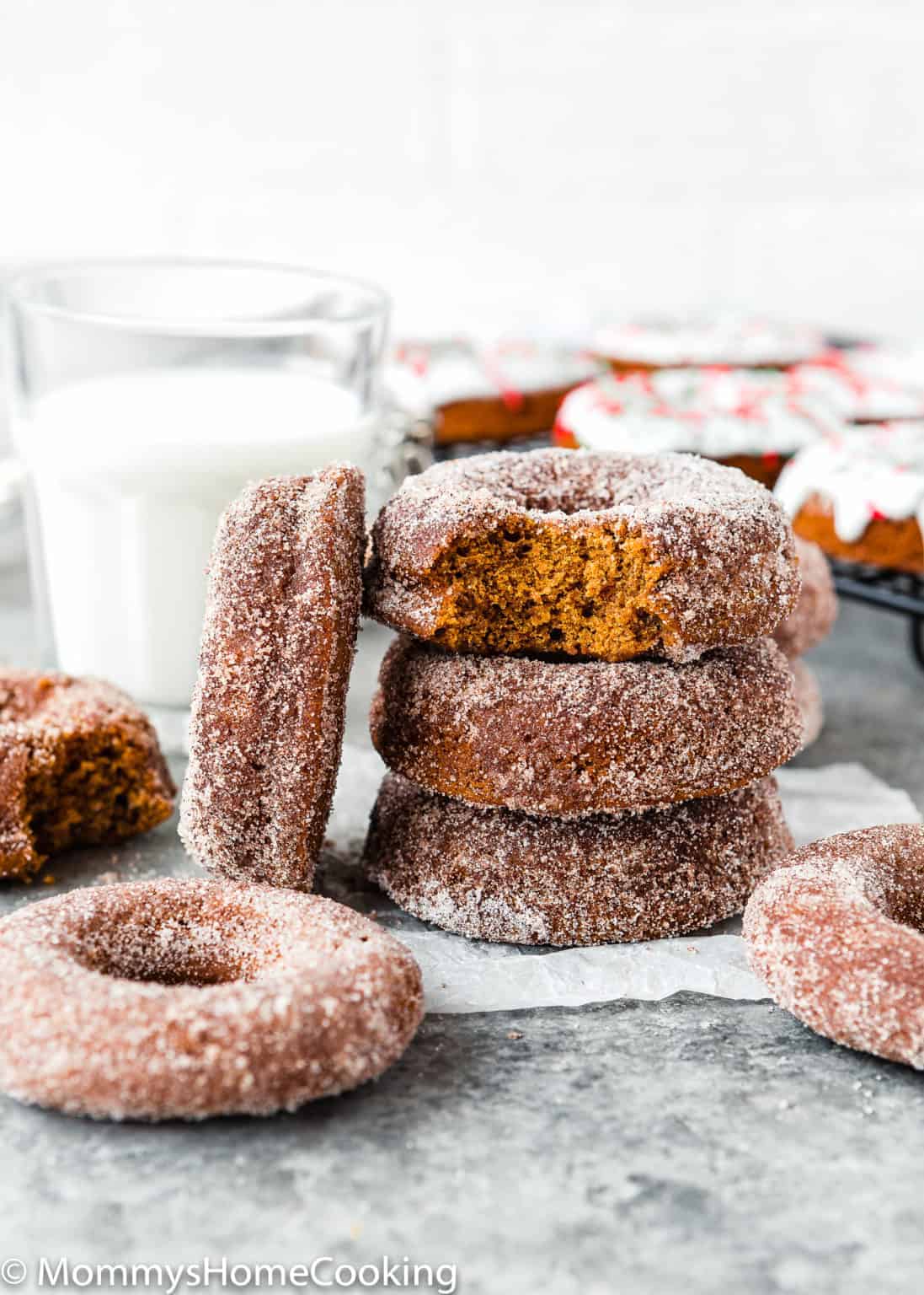 Eggless Gingerbread Donuts - Mommy's Home Cooking