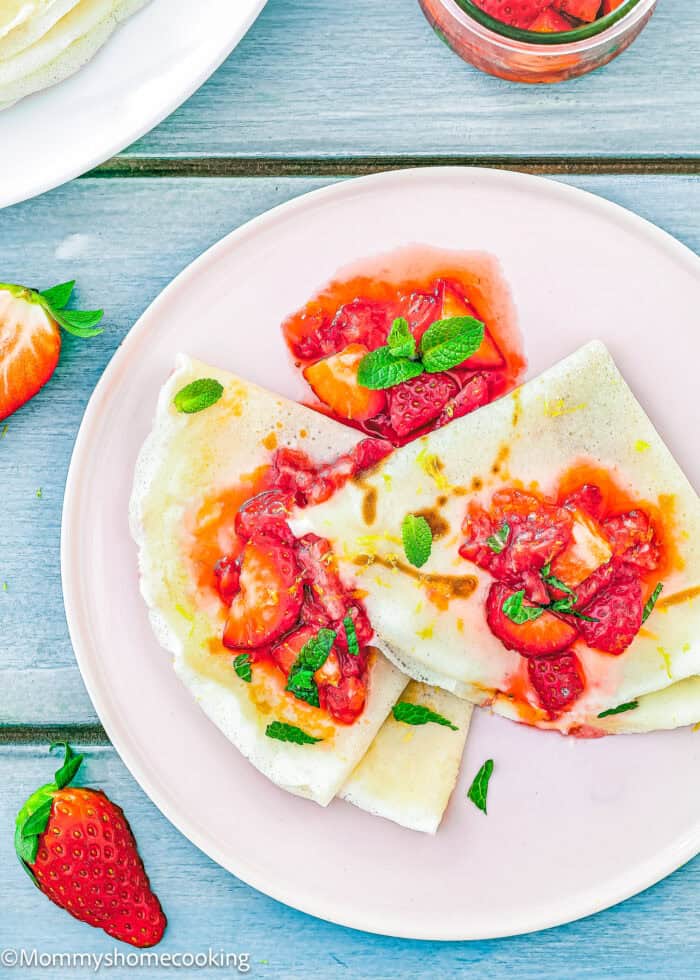 Easy Eggless Crepes - Mommy's Home Cooking