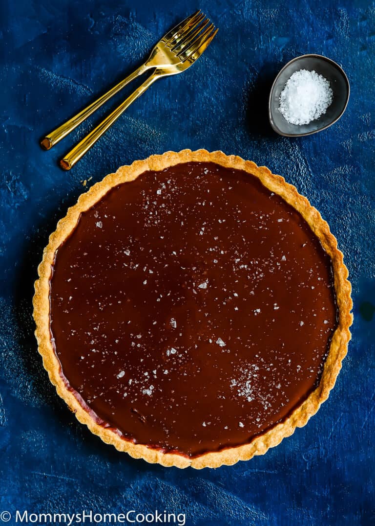 Easy Eggless Chocolate Tart - Mommy's Home Cooking