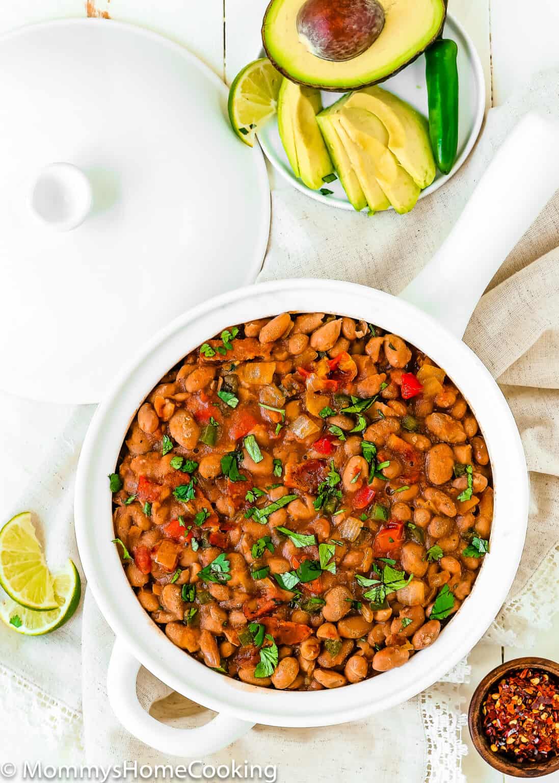 Easy Drunken Beans (Frijoles Borrachos) - Mommy's Home Cooking