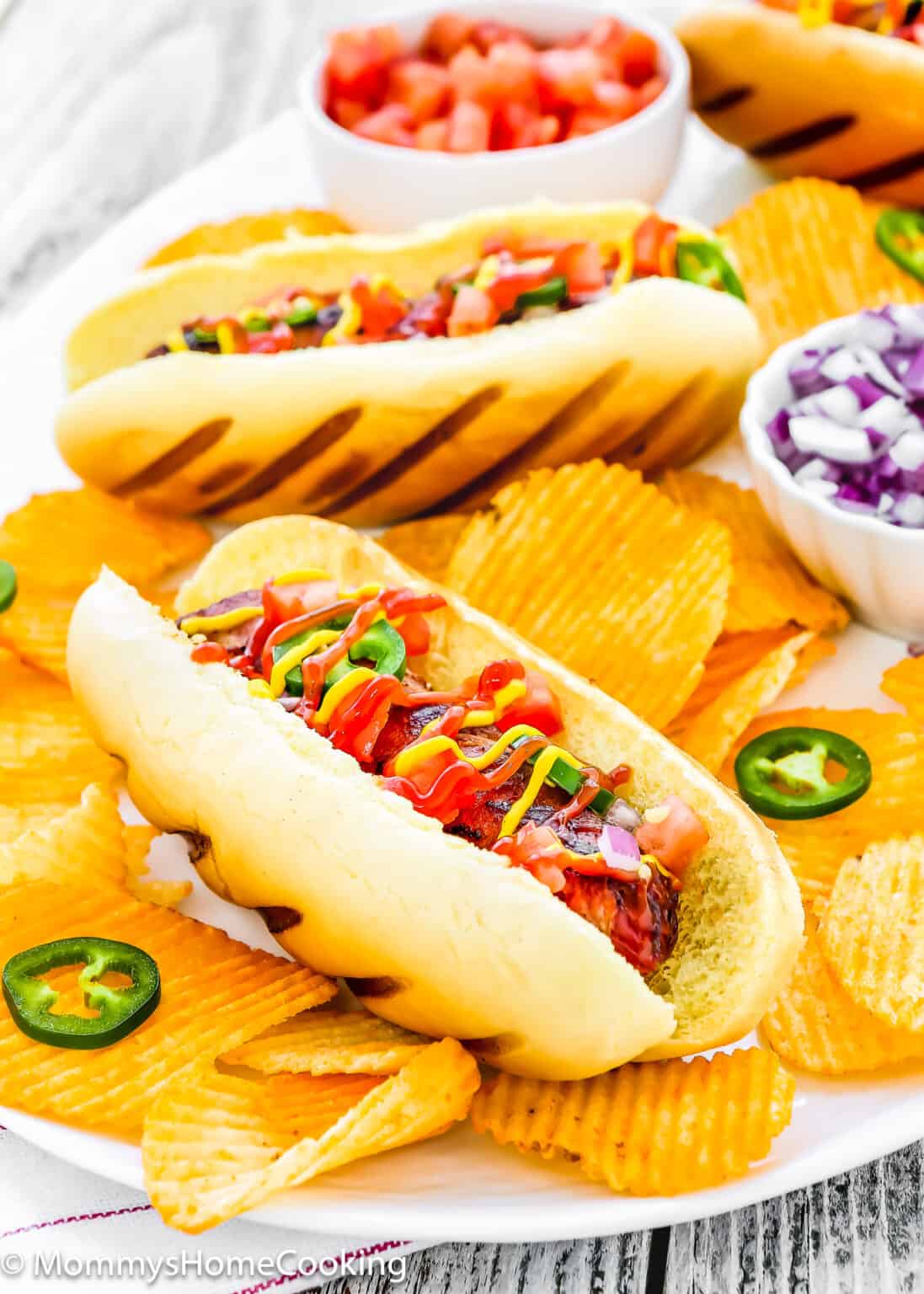 Easy Bacon-Wrapped Hot Dogs - Mommy's Home Cooking