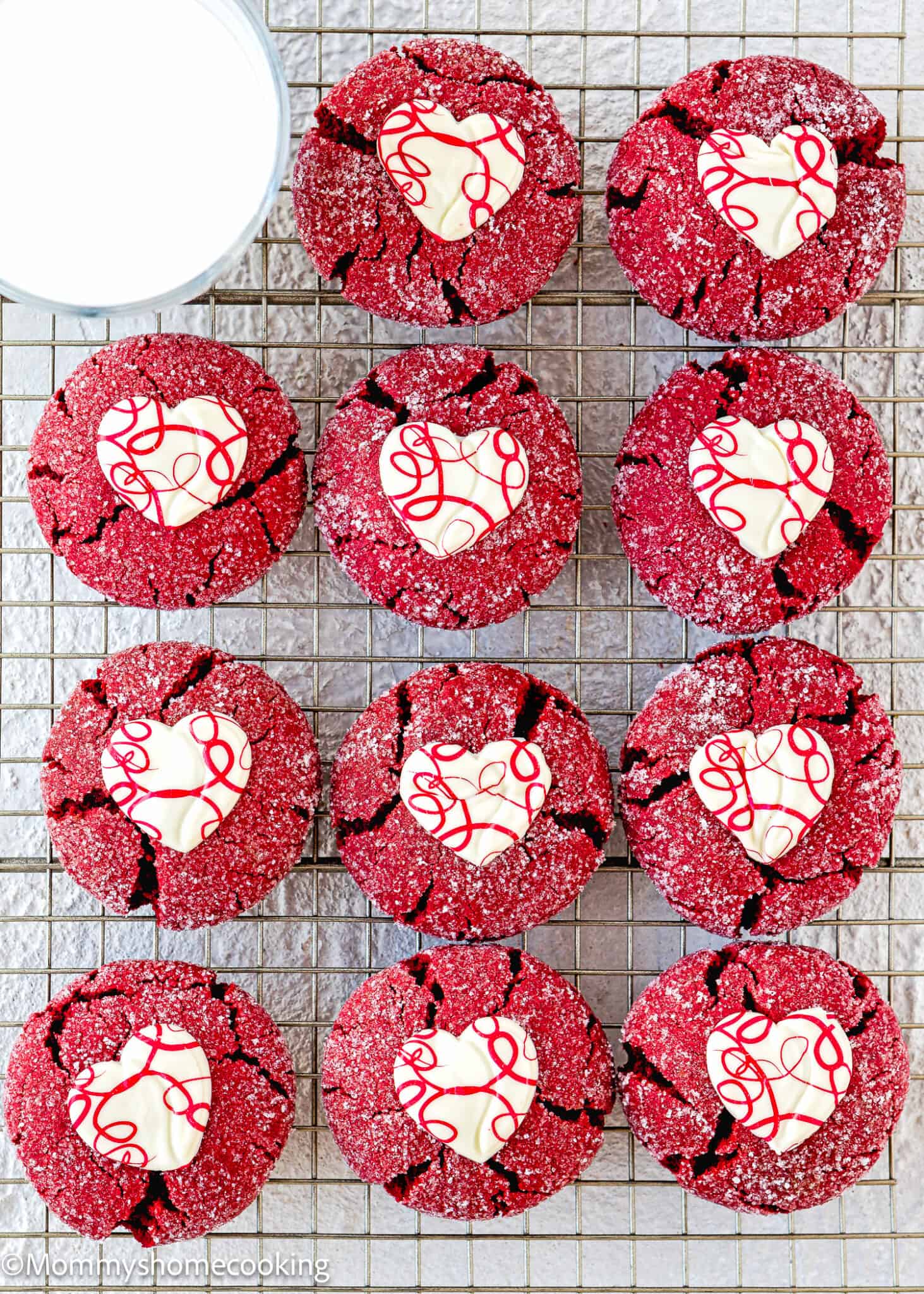 Quick & Easy Cake Mix Valentine Cookies (No Eggs) - Mommy's Home Cooking