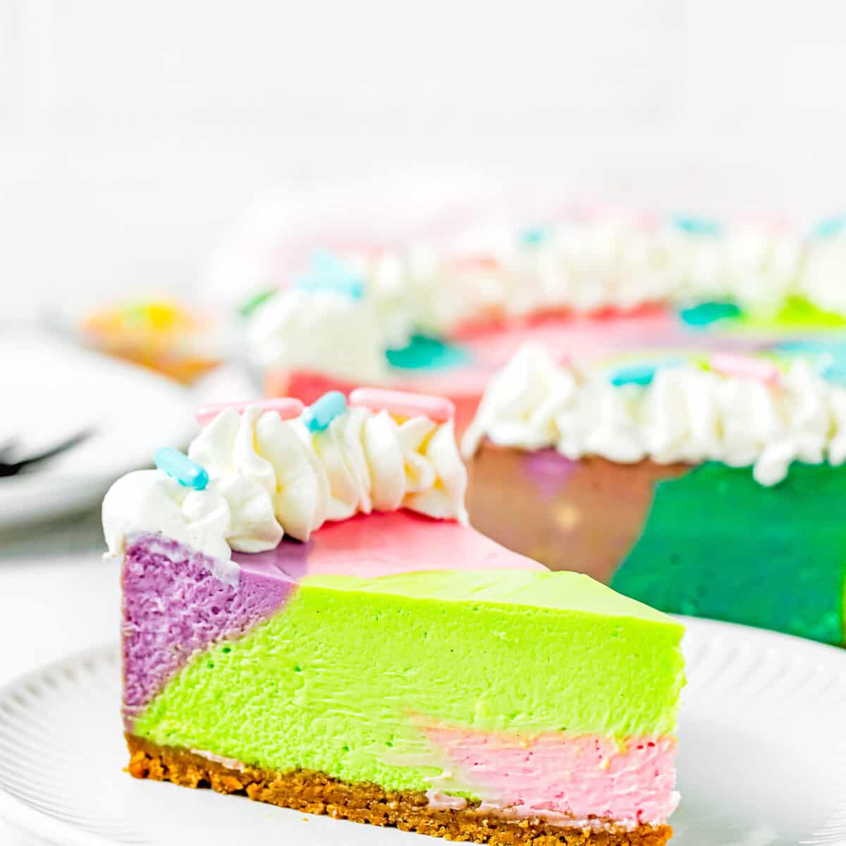 Easy Baked Easter Cheesecake (Egg-Free) - Mommy's Home Cooking