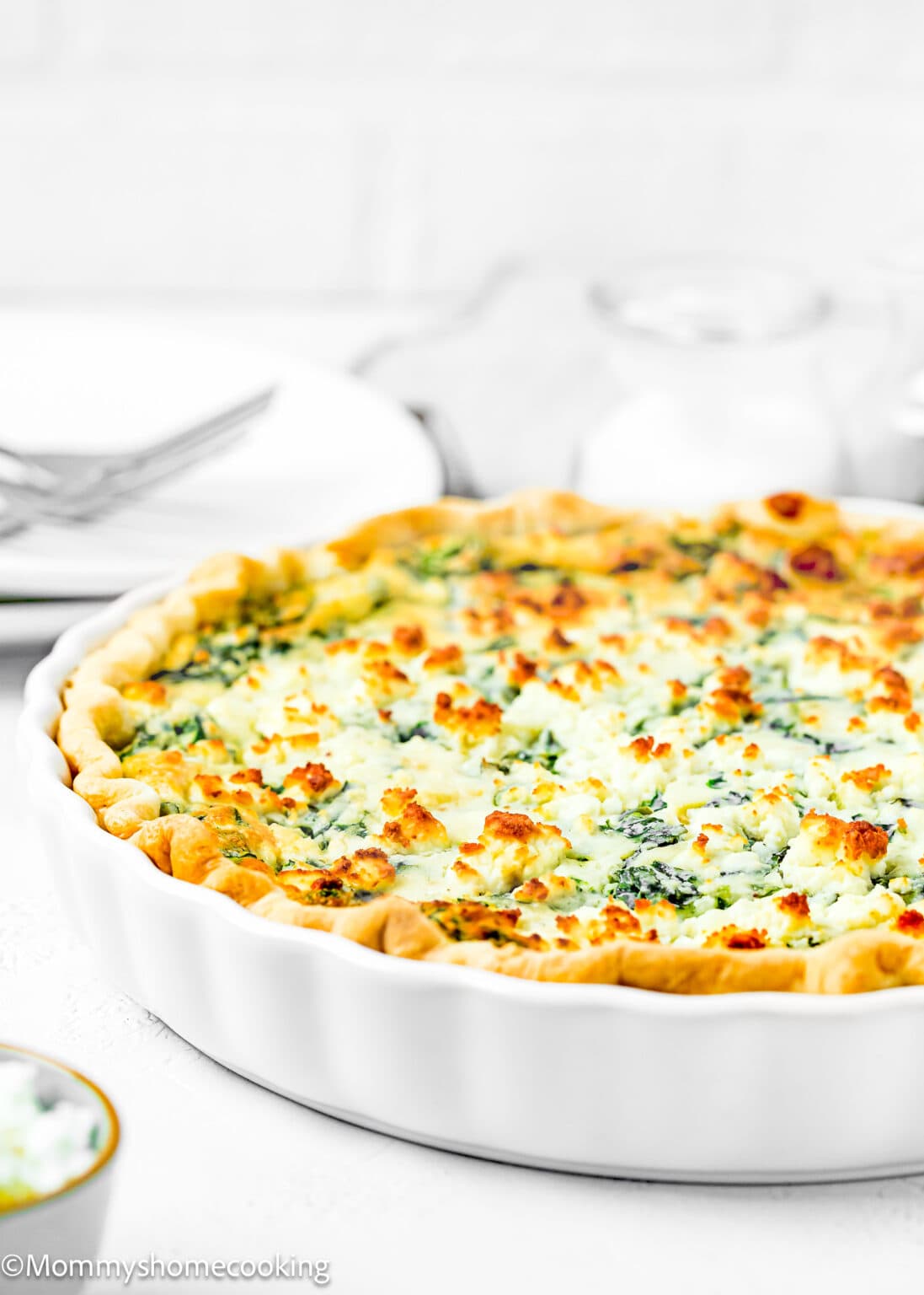 The Ultimate Eggless Quiche (Easy - No Tofu) - Mommy's Home Cooking