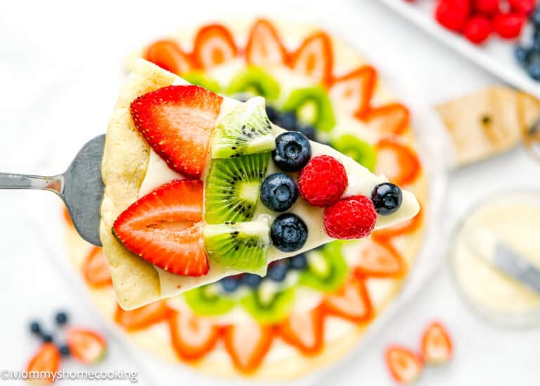 Easy Fruit Pizza (Egg-Free) - Mommy's Home Cooking
