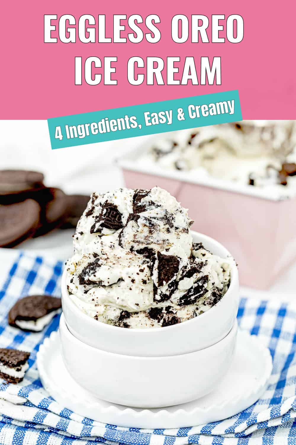 Eggless Oreo Ice Cream - Mommy's Home Cooking