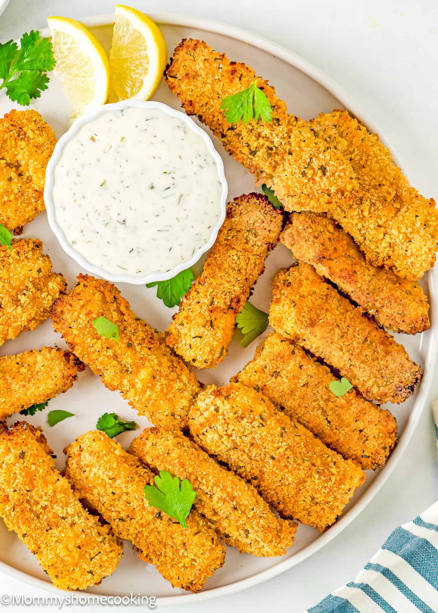 Easy Homemade Eggless Fish Sticks (Baked) - Mommy's Home Cooking