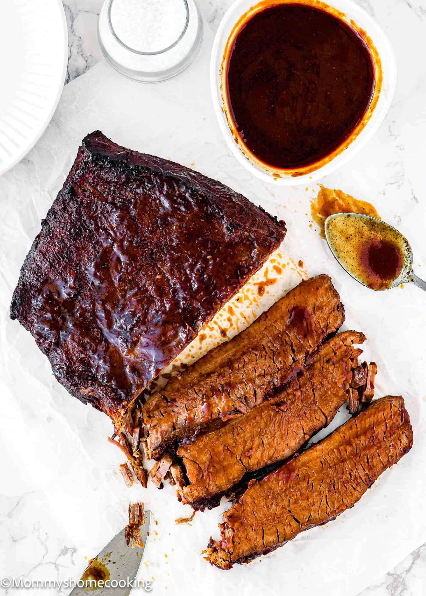 Easy Slow Cooker Chipotle Beef Brisket - Mommy's Home Cooking