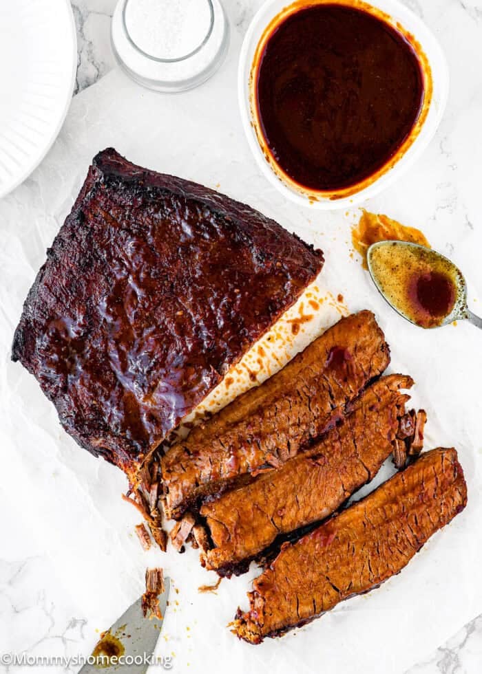 Easy Slow Cooker Chipotle Beef Brisket - Mommy's Home Cooking