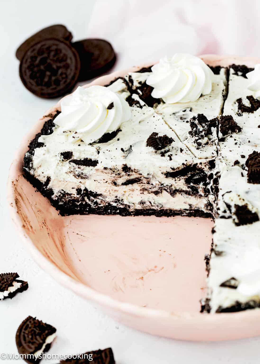 No Bake Oreo Cheesecake Pie - Mommy's Home Cooking